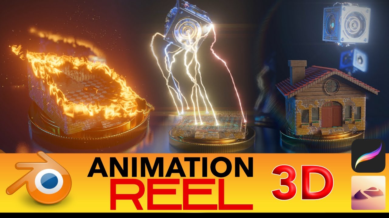 Animation reel - 3D modeling - YouTube