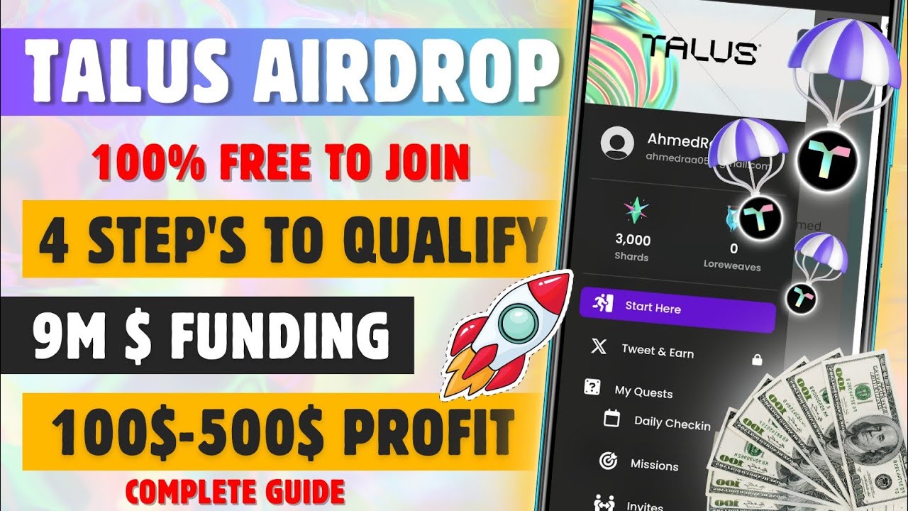 Talus FREE Testnet Airdrop 🪂 | Talus Network Complete Step by Step ...