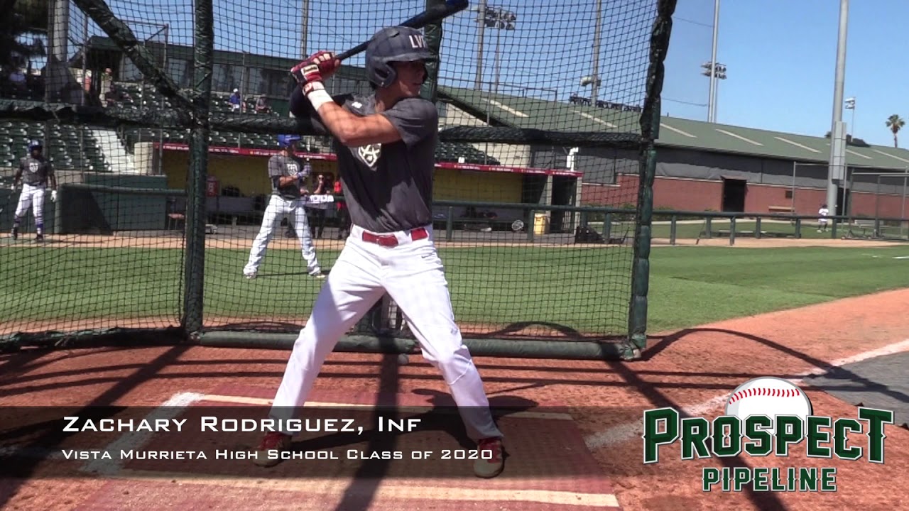 Zachary Rodriguez Prospect Video, Inf, Vista Murrieta High School Class ...