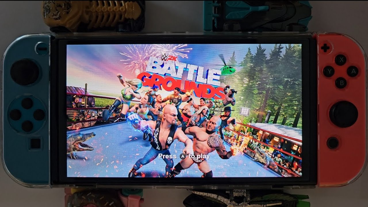WWE 2k Battlegrounds Nintendo Switch Oled - YouTube