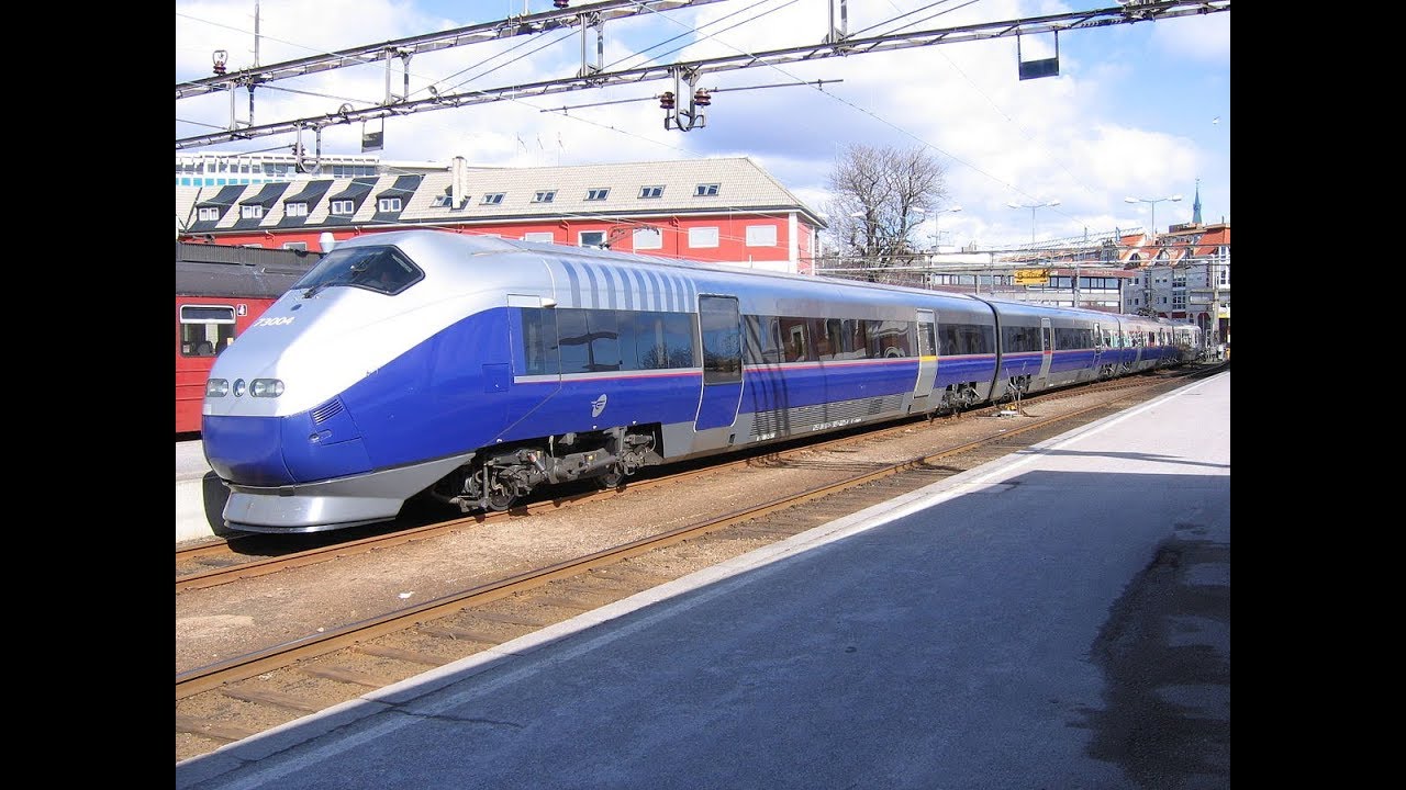 Stavanger - Kristiansand (NSB-train), Norway, 23 March 2016 (SJCAM ...