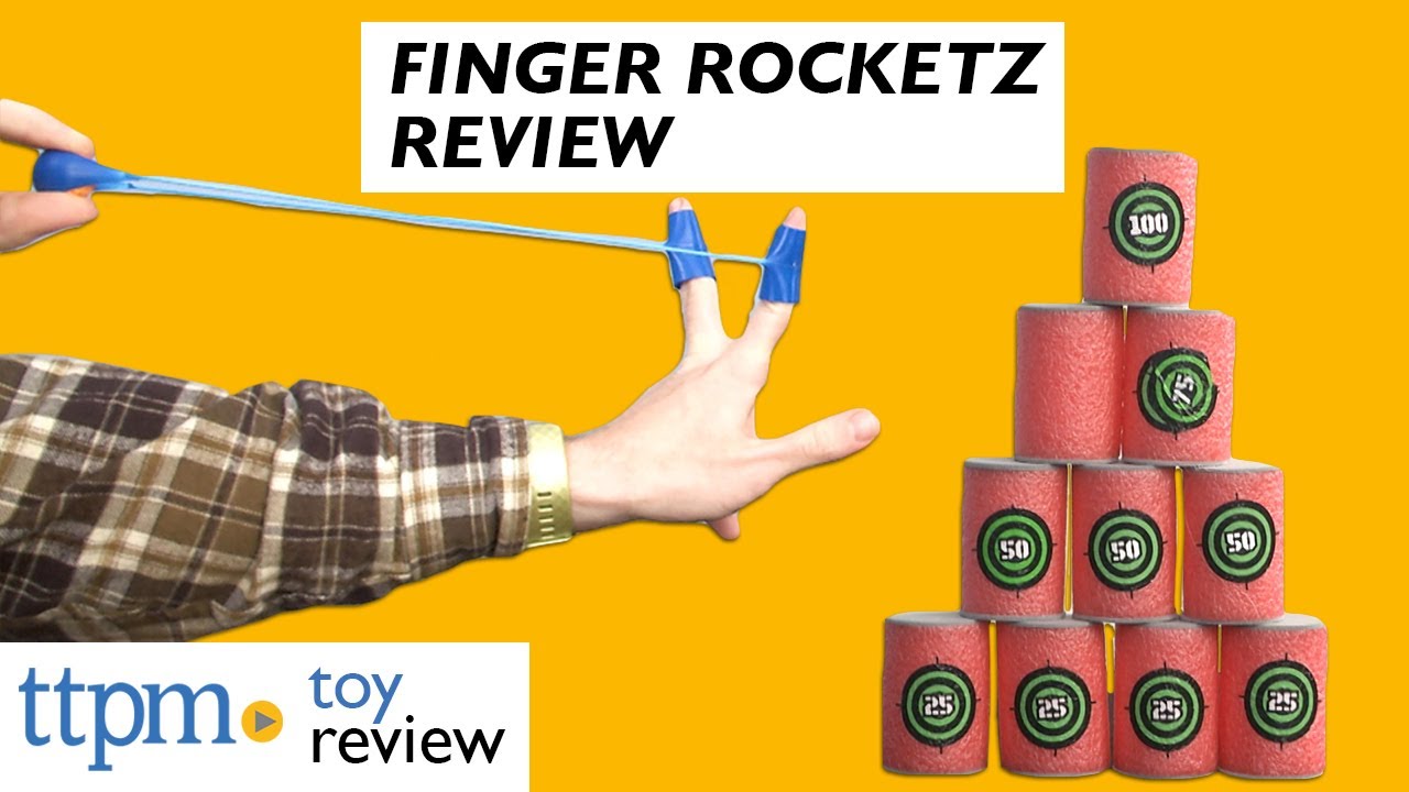 Finger Rocketz New Toy Slingshots Review from Creative Brainworks LLC ...