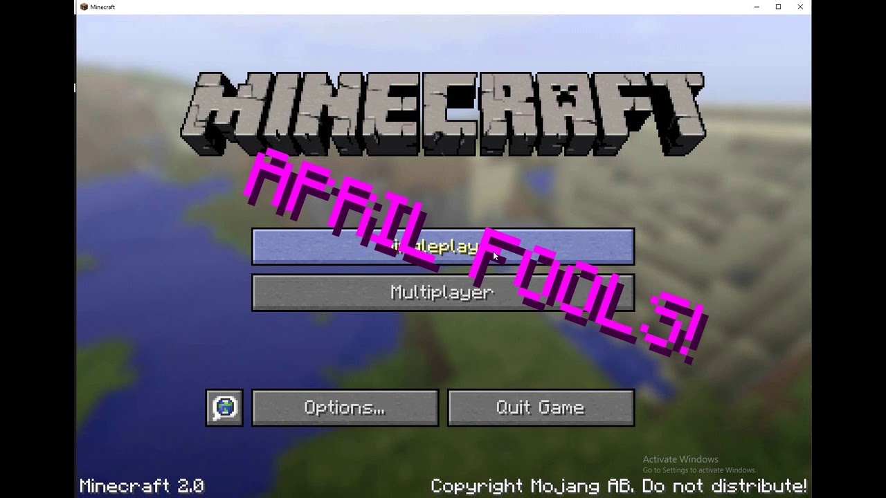 All Minecraft April FOOLS' - YouTube