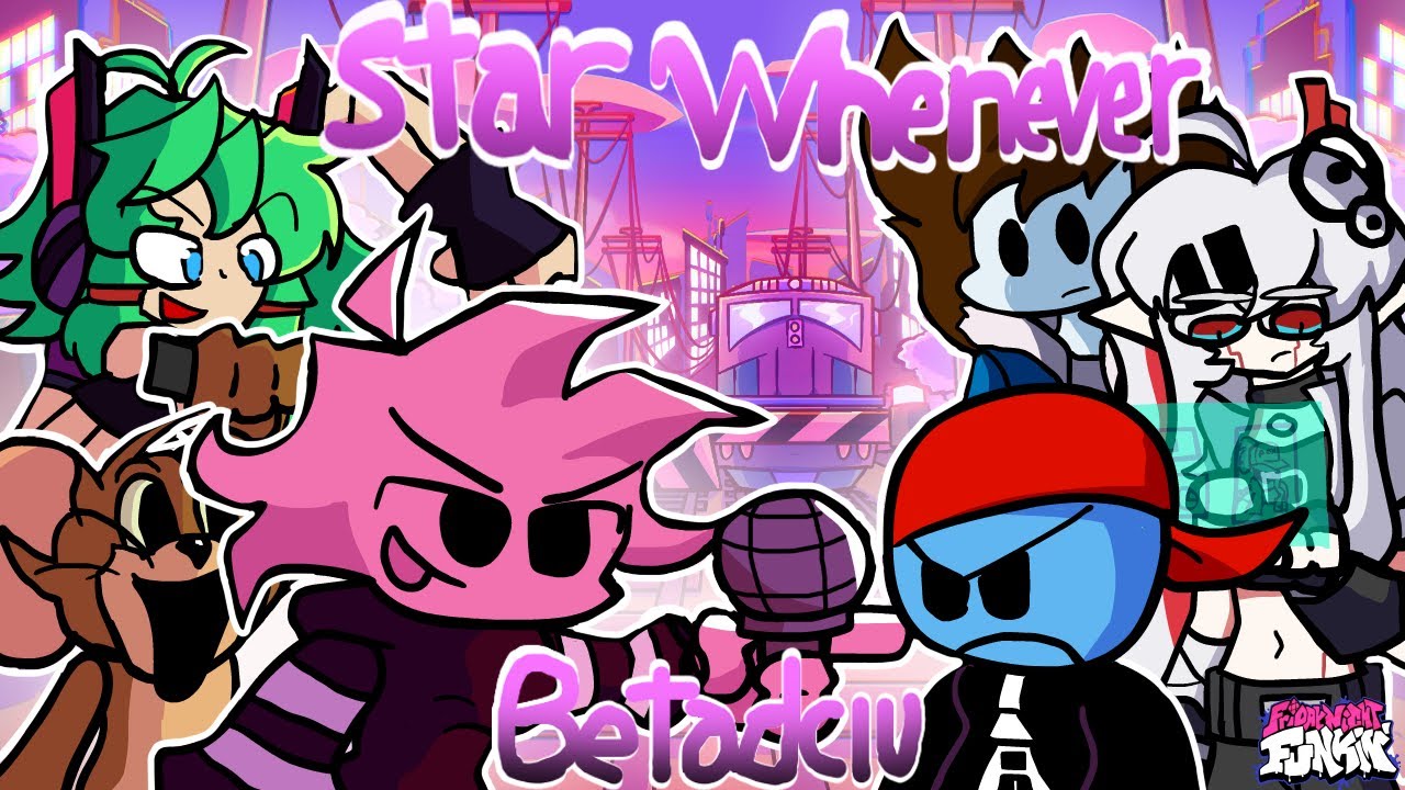 🎤🎶Star Whenever But Every Turn a Different Character sings《FNF Star ...