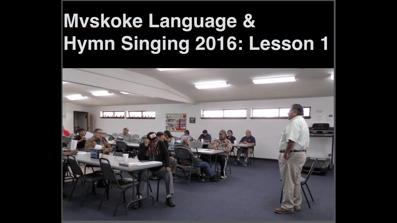 Edwin Marshall- Mvskoke Language & Hymns - YouTube
