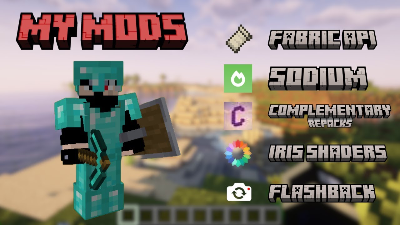 My Minecraft Mods Explained in Telugu! | Sodium, Iris Shaders, Complementary Repack & More - YouTube