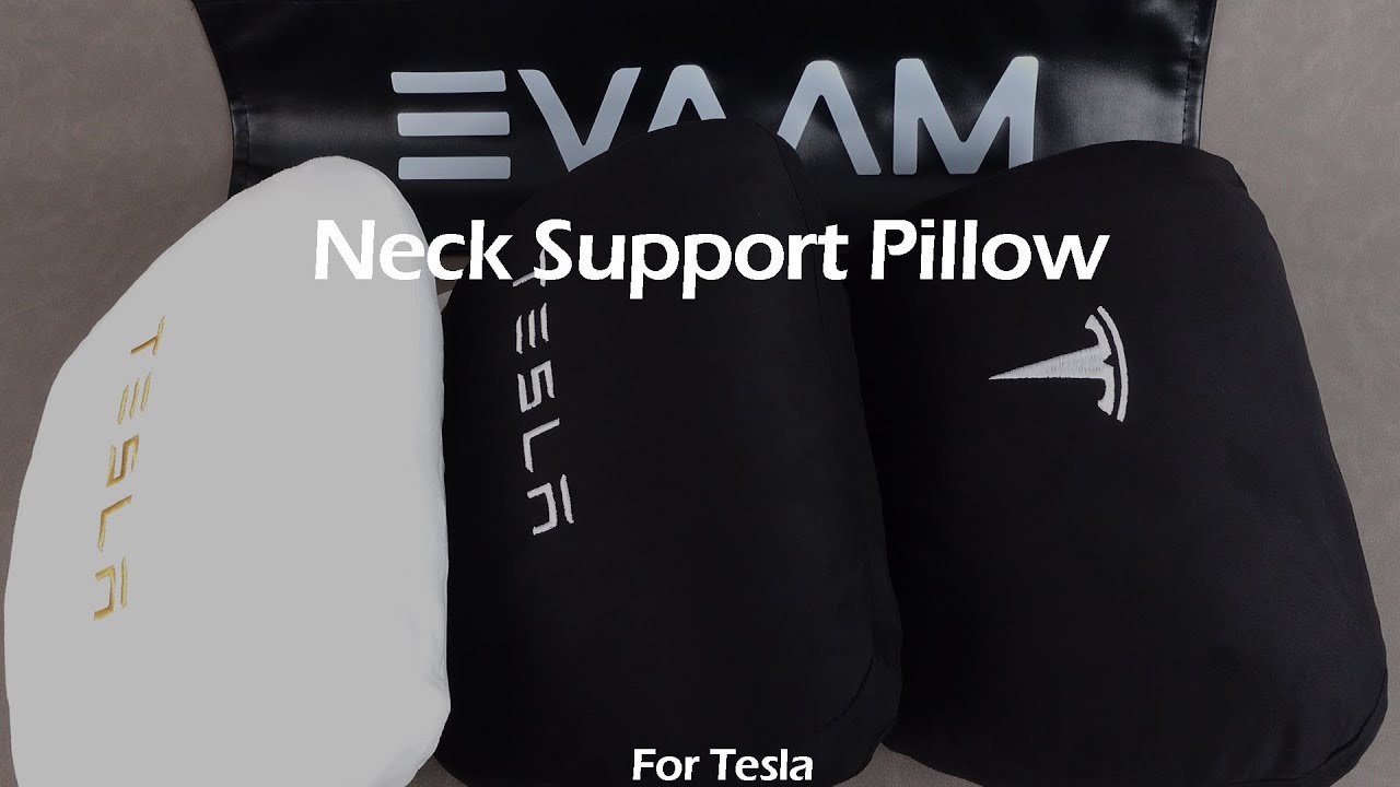 Tesla Neck Support Pillow for Tesla Model 3Y Accessories - YouTube