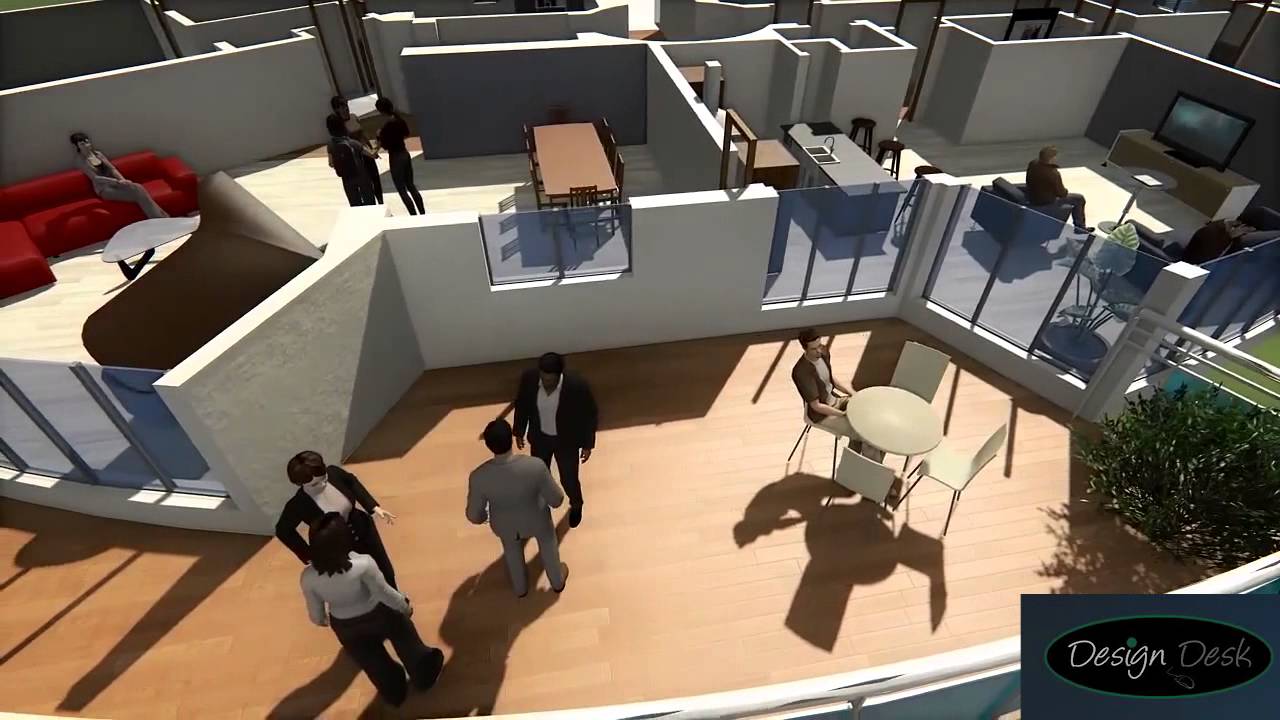 3d isometric floor plan rendering architectural walkthrough by ...