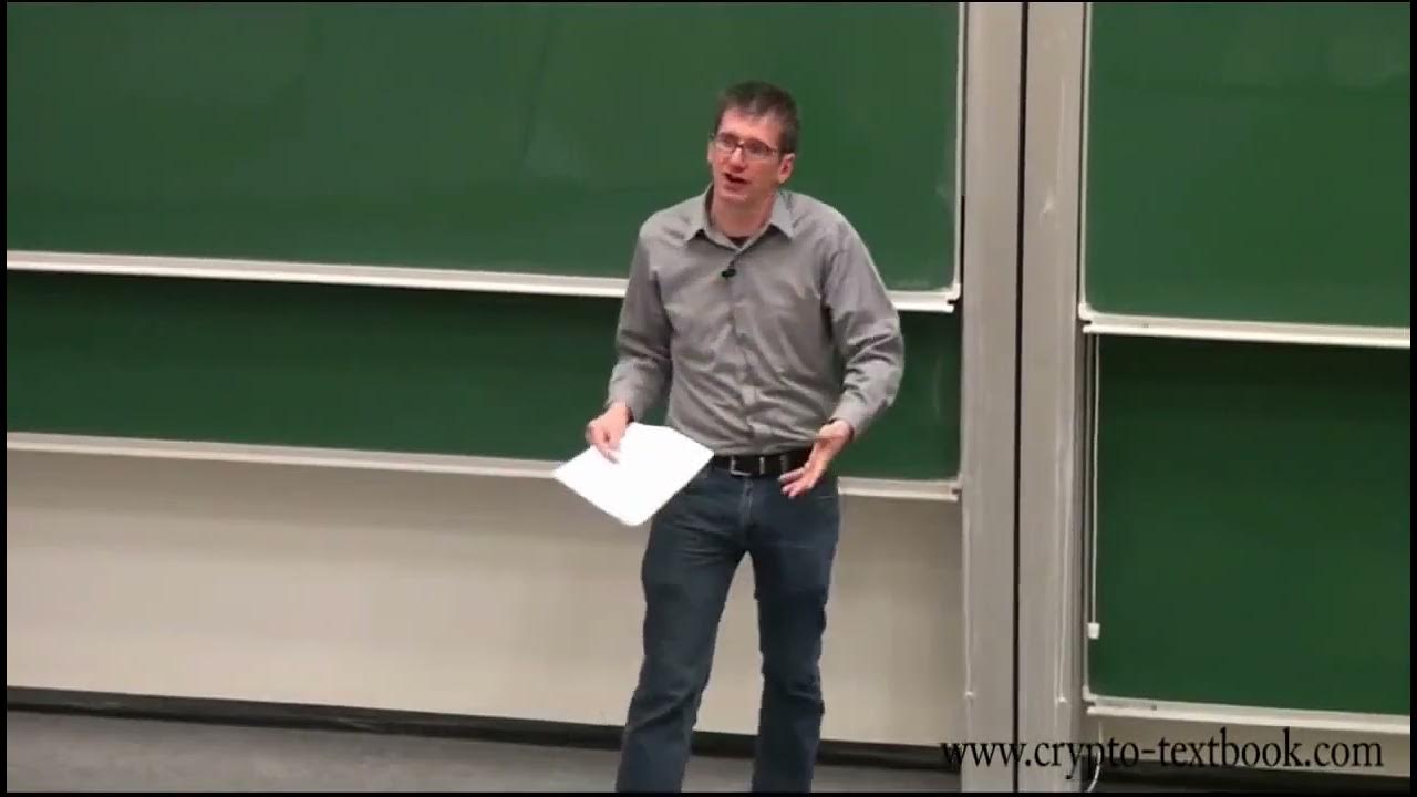 [FIXED AUDIO] Lecture 20: Hash Functions by Christof Paar - YouTube