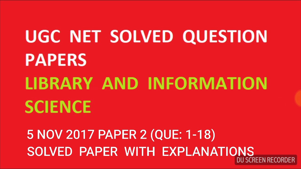 UGC NET PREPARATION- SOLVED PREVIOUS YEAR QUESTION PAPERS SERIES (WITH ...