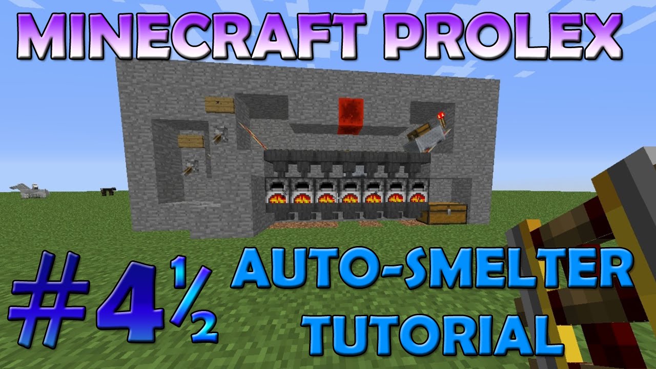 COMPACT AUTO SMELTER TUTORIAL | Minecraft Prolex SMP #4.5 - YouTube