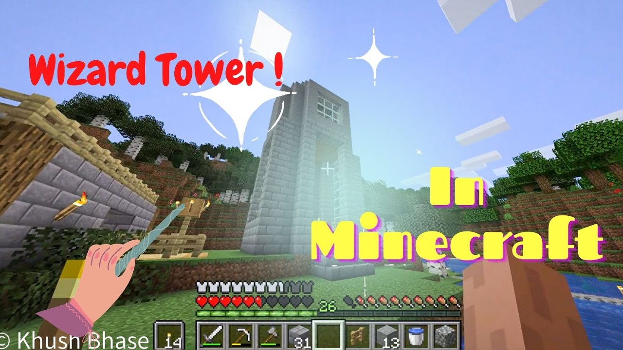 Wizard ( Enchanting )Tower in Minecraft | EP 7 - YouTube