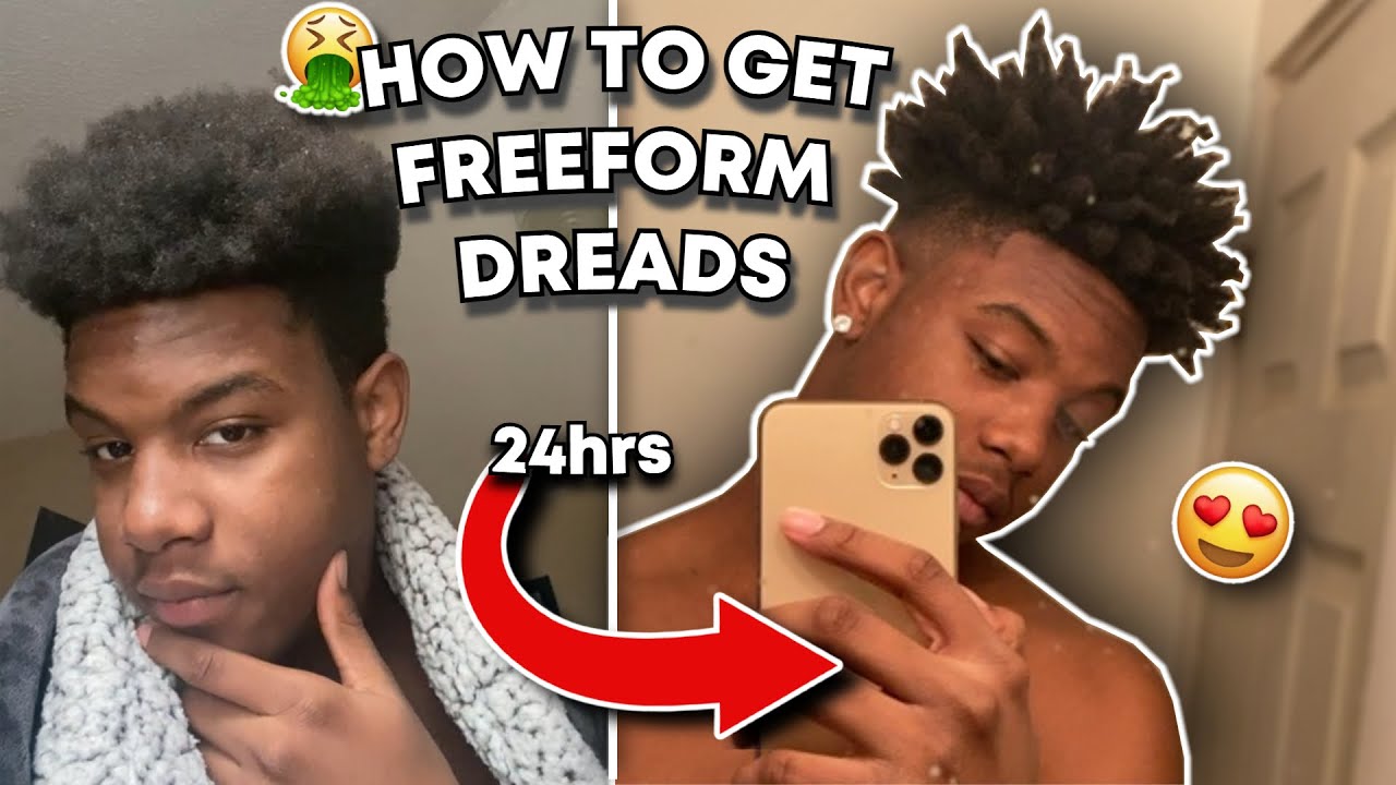 HOW TO GET FREEFORM DREADS TUTORIAL *VERY FAST* VERY EASY - YouTube