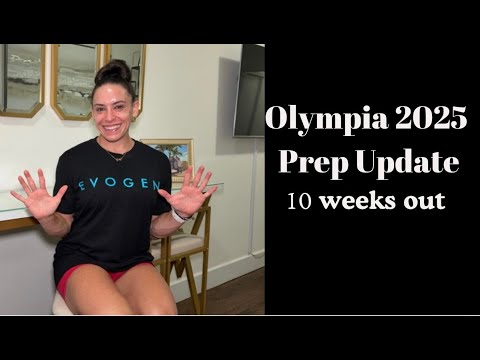 JACLYN BAKER-OLYMPIA 2025 Prep Update- 10 weeks out - YouTube