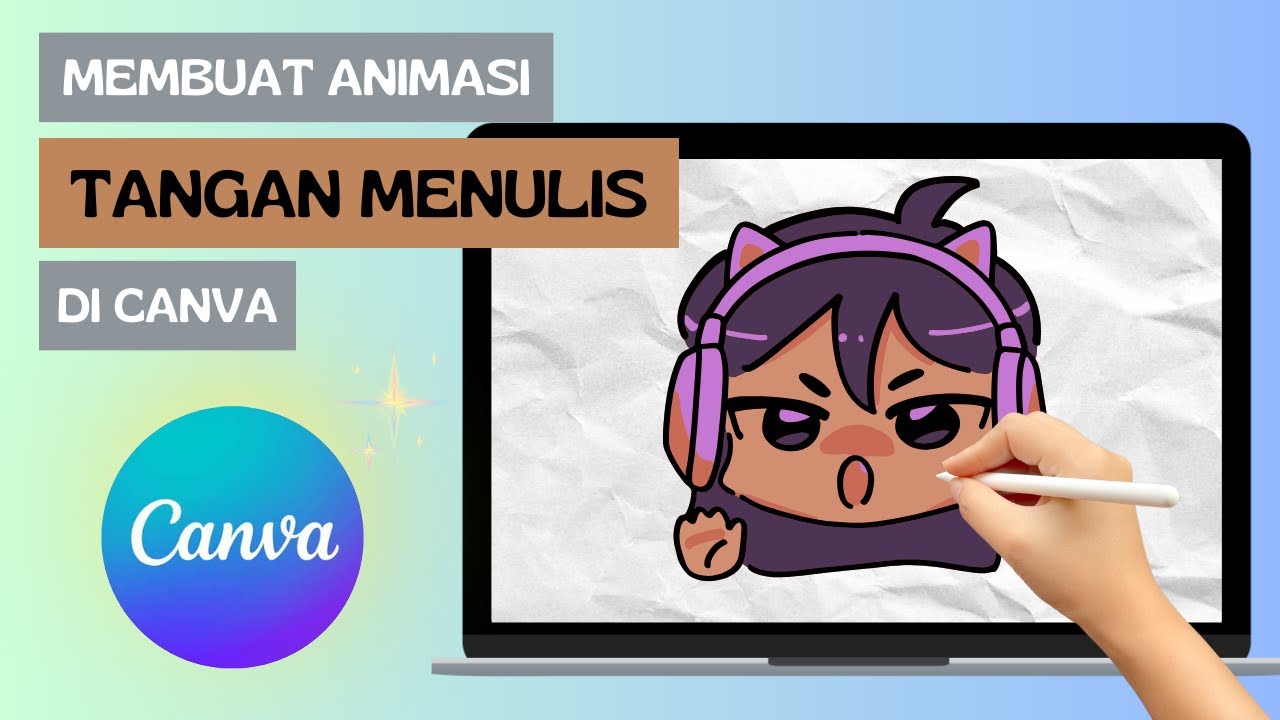 MEMBUAT ANIMASI GERAKAN TANGAN MENULIS - YouTube