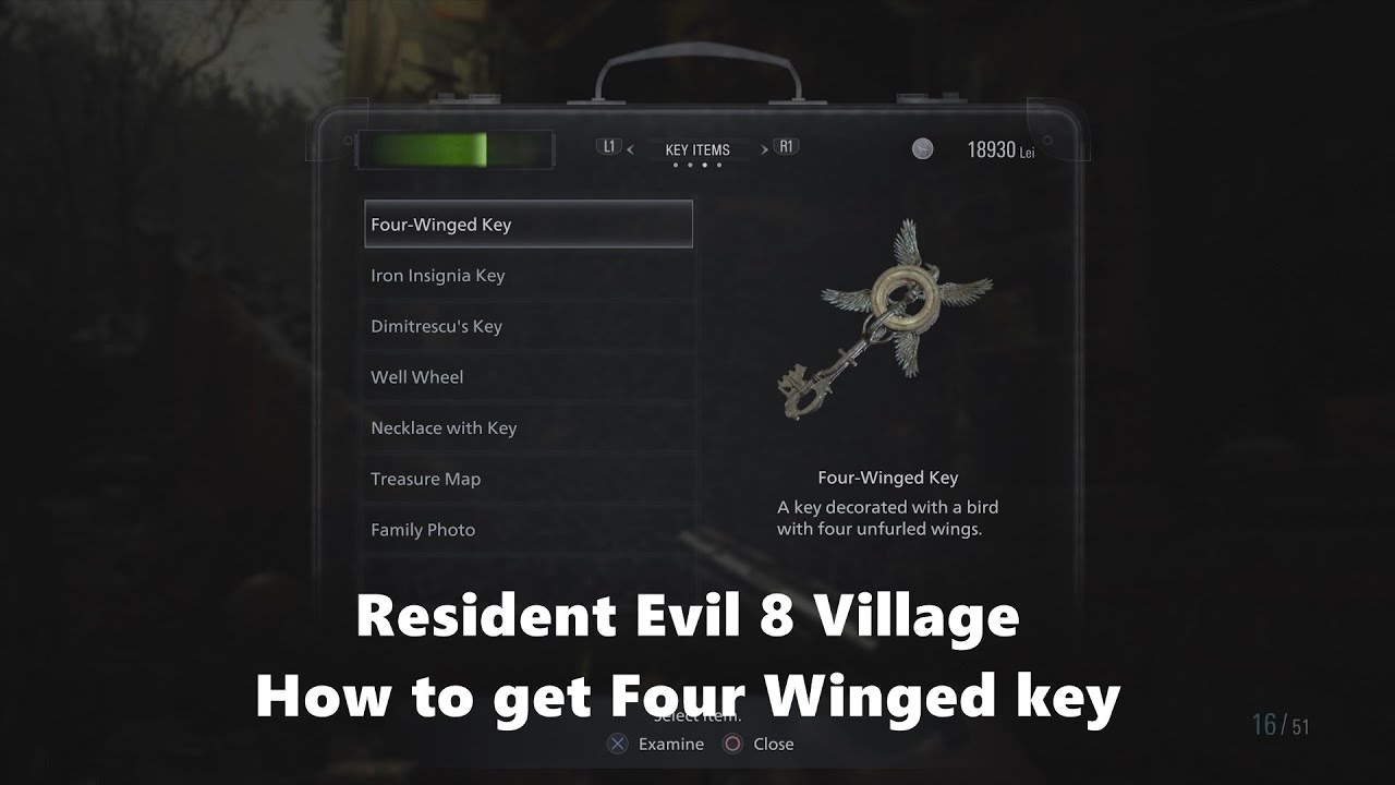 Resident Evil 8 Village How to get Four Winged Key Main Quest Guide ...