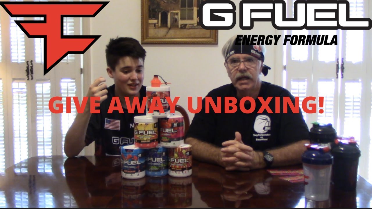 FAZE SETUP GIVEAWAY UNBOXING! GAMING GRANDPA! FULL TASTE TEST REVIEW ...
