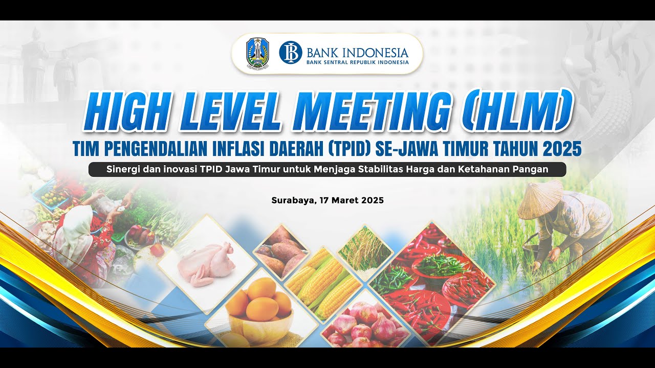 🔴 LIVE HIGH LEVEL MEETING (HLM) TIM PENGENDALIAN INFLASI DAERAH (TPID ...