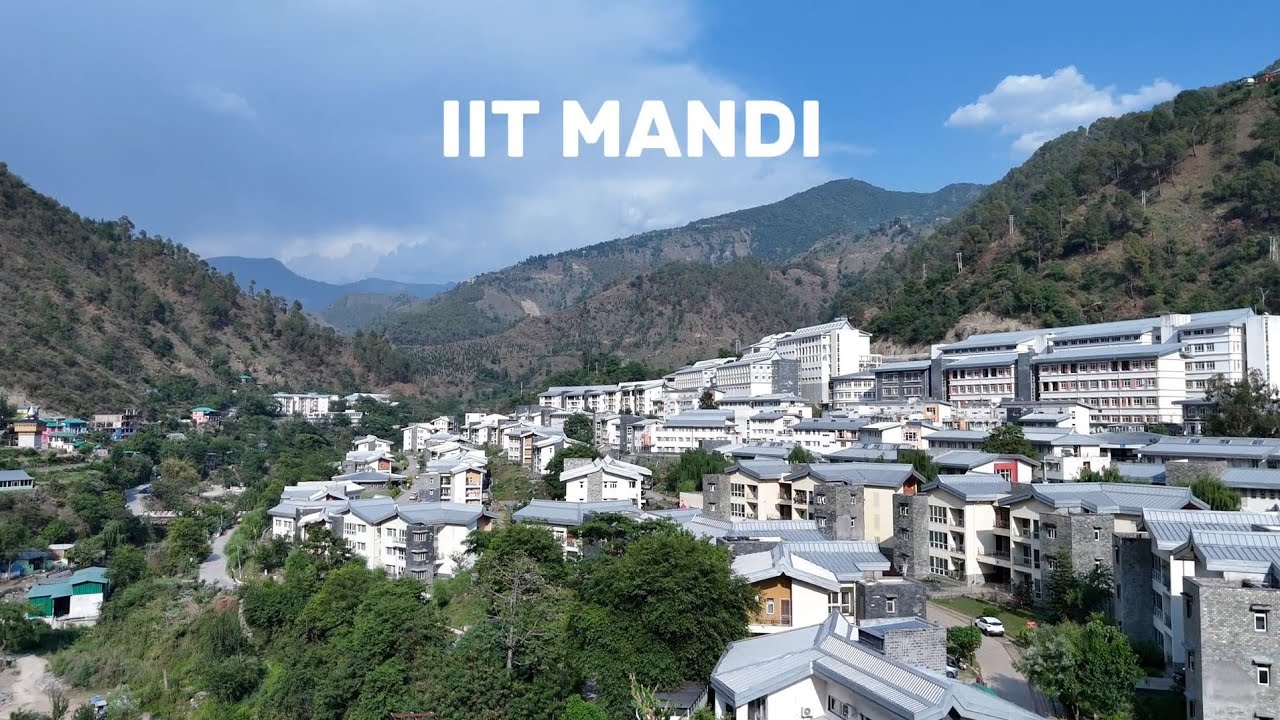 IIT Mandi from Sky – India's Most Beautiful IIT Campus | Drone View 4K ...
