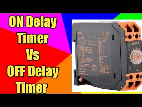 Electrical Timer| ON delay timer | OFF Delay Timer - YouTube