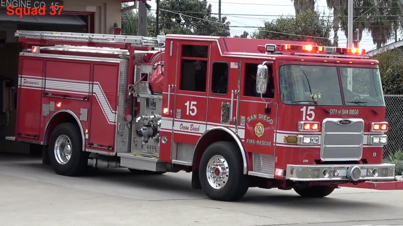 San Diego Fire Responding (Compilation 37) - YouTube
