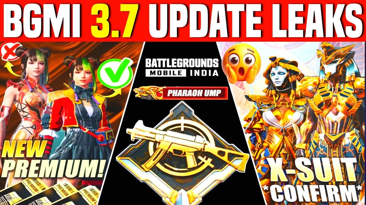 BGMI 3.7 Update - EVERY LEAK Explained | Bgmi Next X-suit | Bgmi Level ...