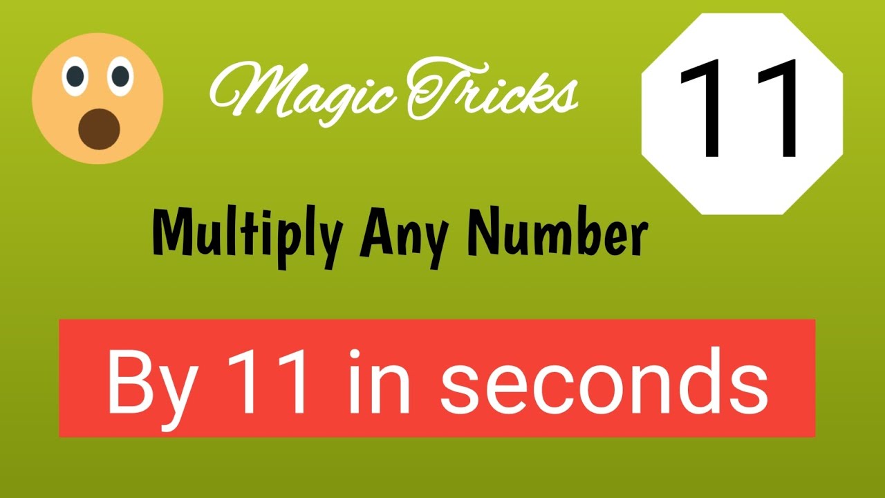 Magic Trick 👌 Multiply Any Number By 11👌 - YouTube