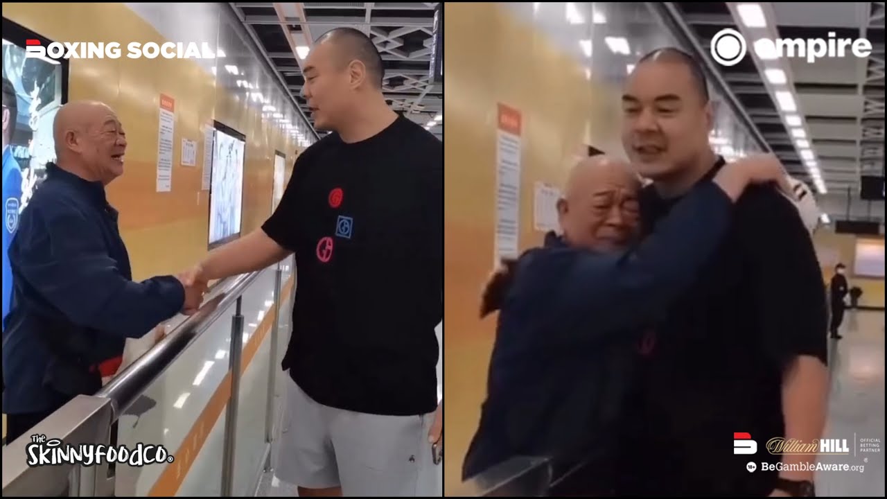Zhilei Zhang Greeted By Emotional Fan On Return To China - YouTube