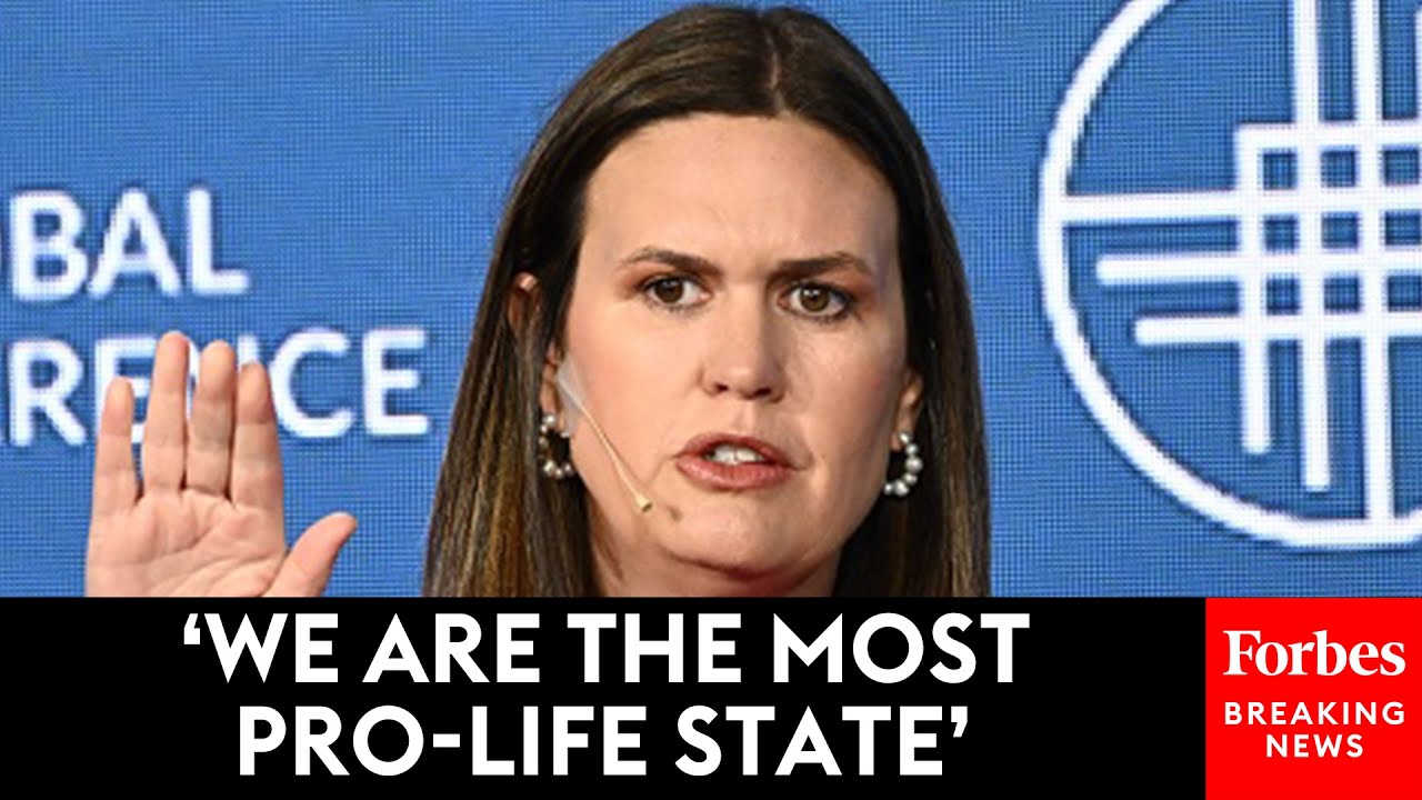 JUST IN: Arkansas Gov. Sarah Huckabee Sanders Speaks At The National ...