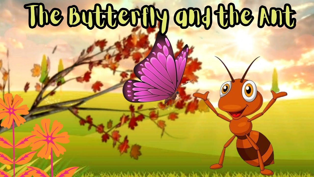 The ant and the chrysalis|the ant and the butterfly|short story|Huda's ...