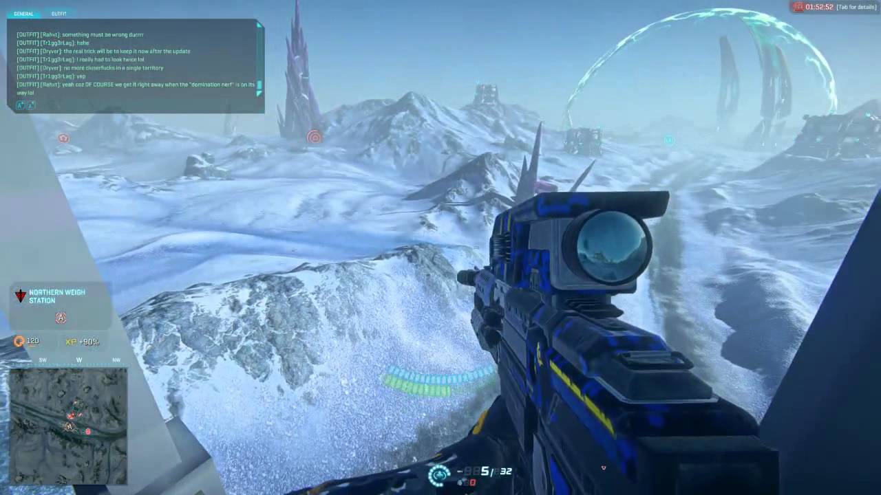 Planetside 2 : Sniping : Eballz - YouTube