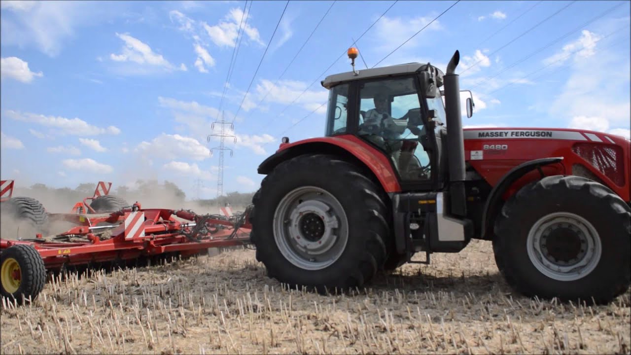 Massey Ferguson 8480 Dyna-VT + Horsch Joker 10 RT - YouTube