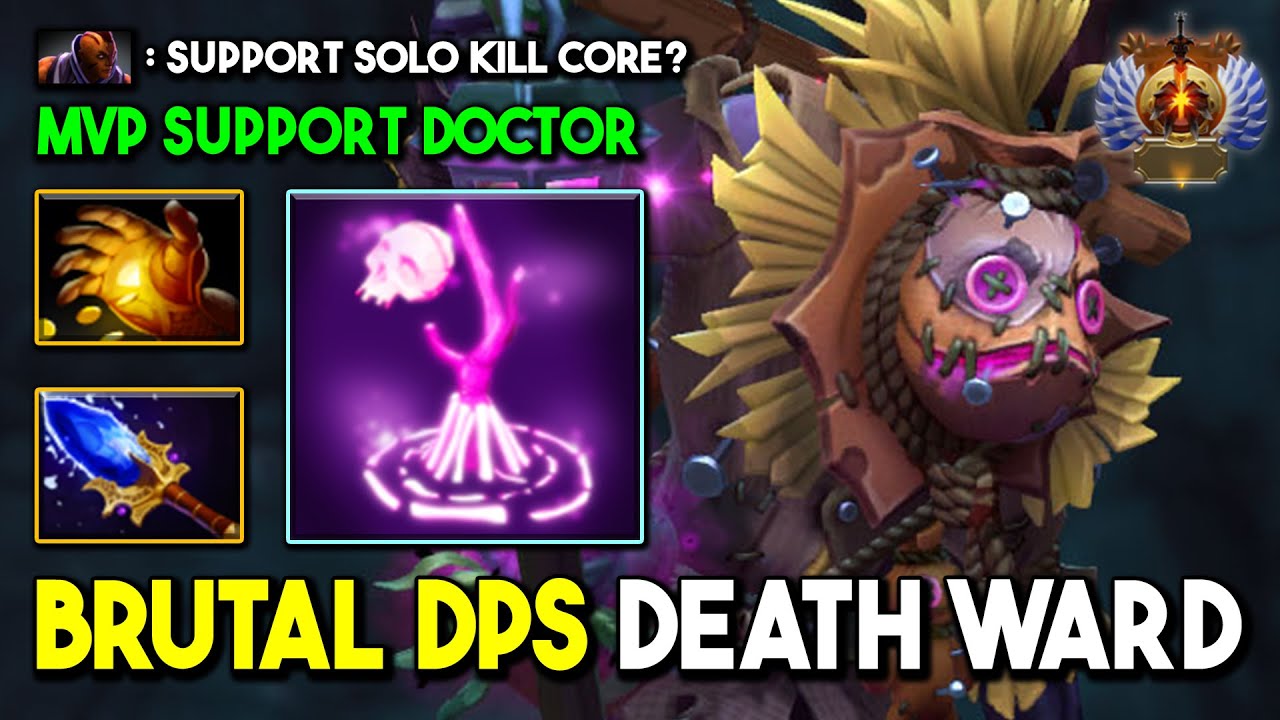 MVP HARD SUPPORT Witch Doctor Midas + Aghs Scepter Brutal DPS Death ...