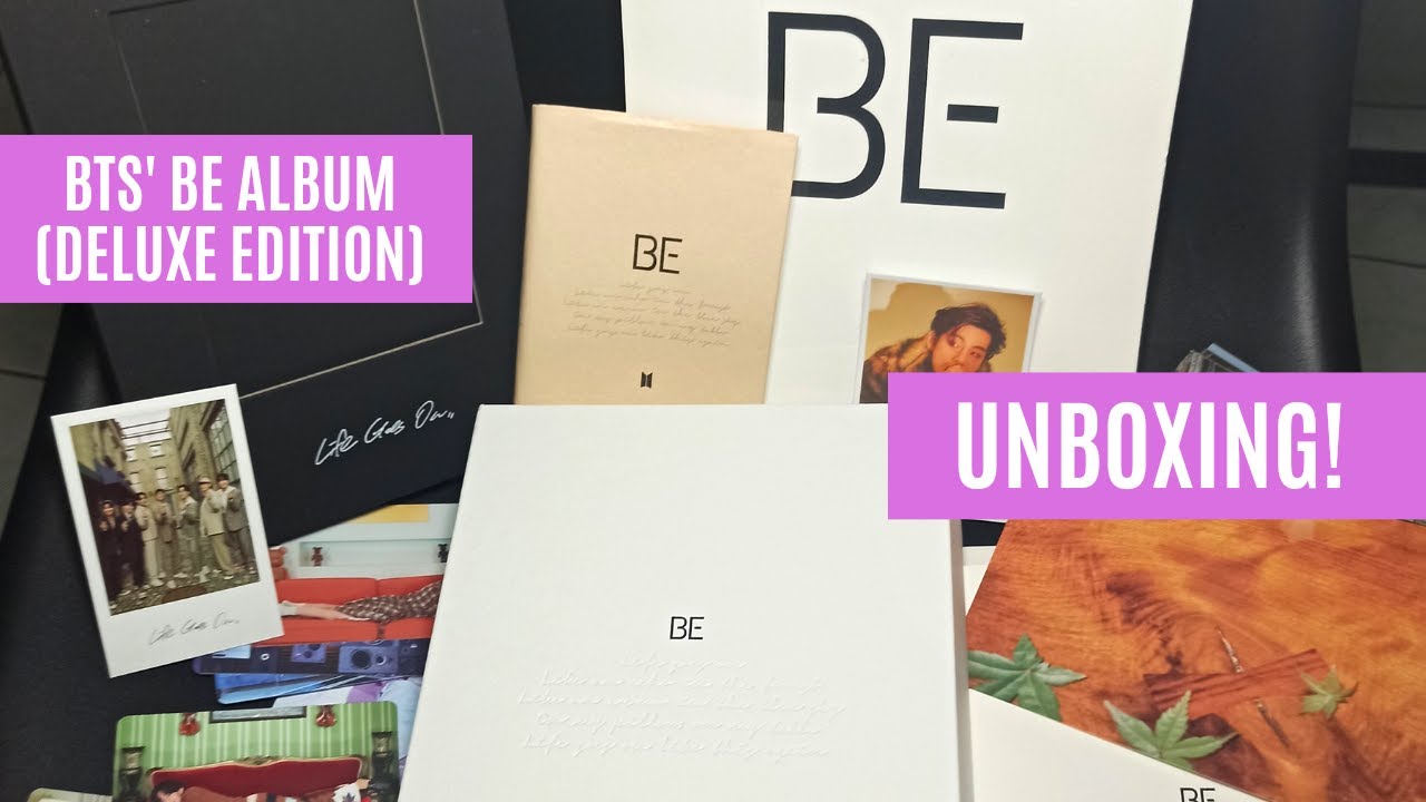 BTS (방탄소년단) Unboxing BE Album Deluxe Edition + Quick Flip Through - YouTube