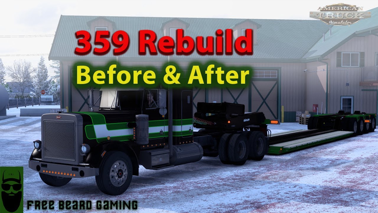 Outlaw’s 359 Before & After | Re-Build From Rust | American Truck ...