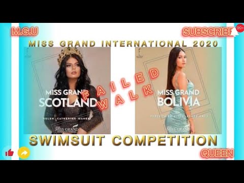 #MissGrandUniverse #MissGrandInternational MISS BOLIVIA AND SCOTLAND SWIMSUIT COMPETITION FAILED.