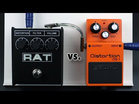 Boss DS-1 vs. ProCo RAT - YouTube