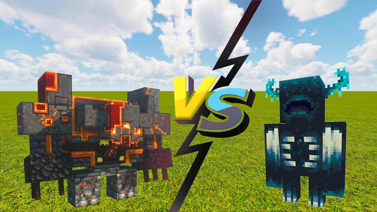 Warden vs Netherite Monstrosity In Minecraft - YouTube