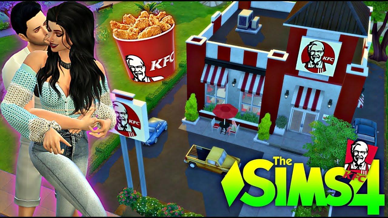 24 ORE LA KFC ! MÂNCĂM PÂNĂ EXPLODĂM în PRIMUL KFC din SIMS ! - YouTube