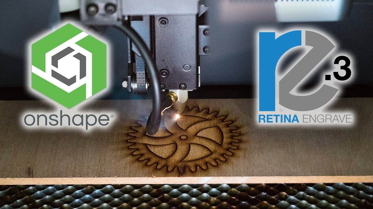 Laser Cutting with Onshape and RetinaEngrave3 - YouTube