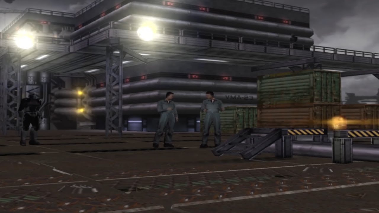 Laboratory Courtyard (Cloudy) | Tekken Tag Tournament (PS2) - YouTube