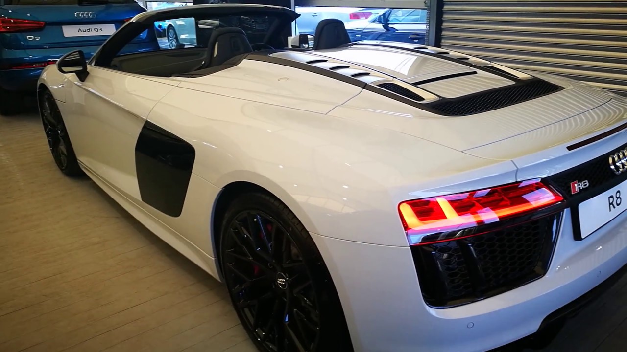 Audi R8 V10 Spyder available at Harrogate Audi - YouTube