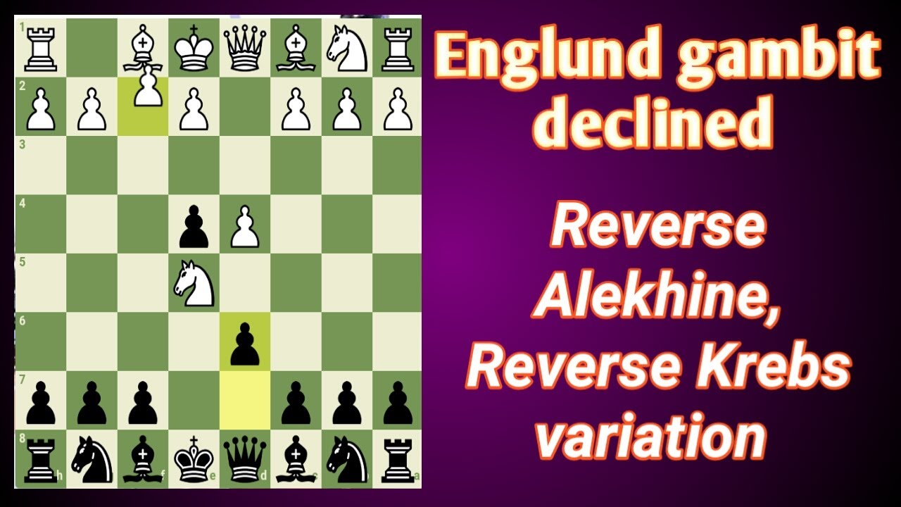 Englund gambit declined । Reverse Alekhine । Reverse Krebs । chess ...