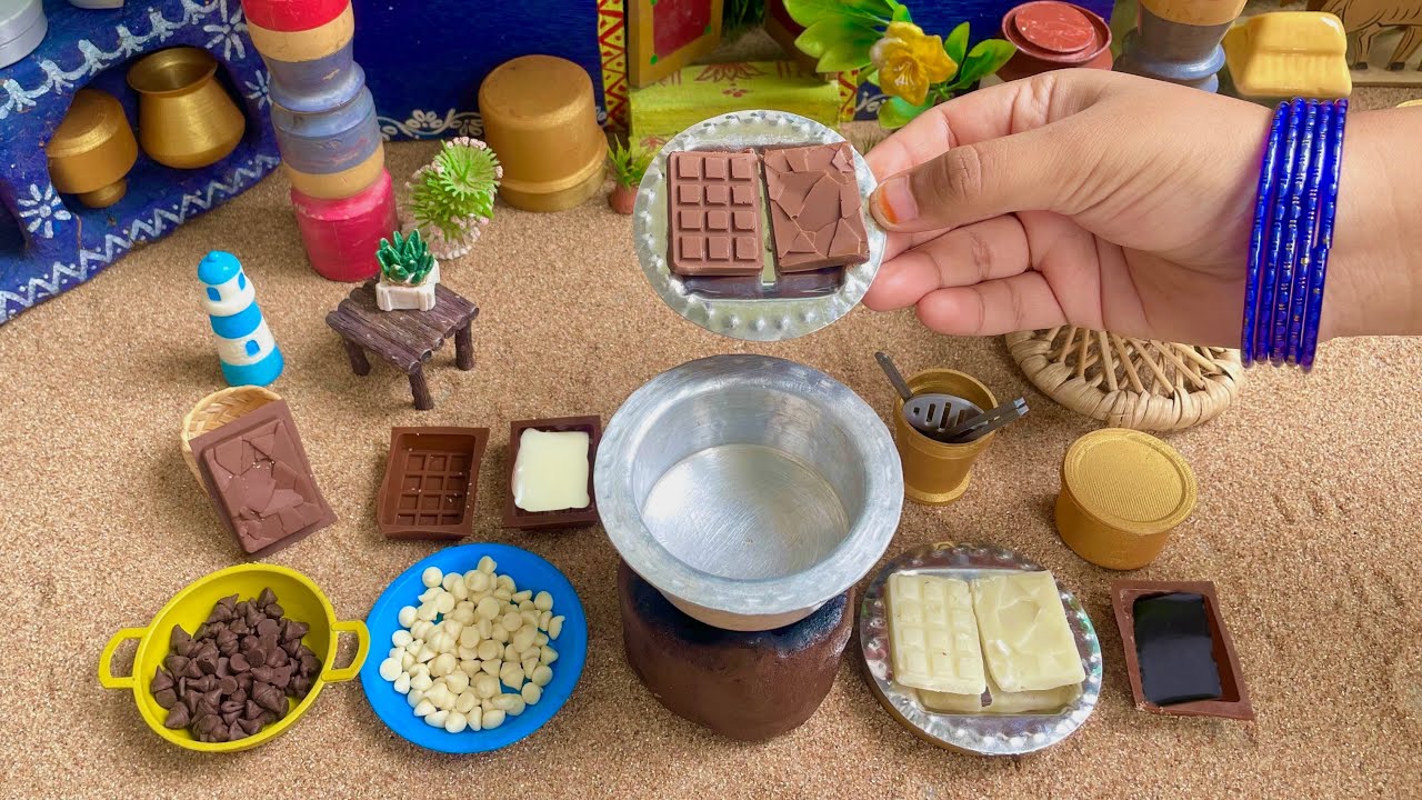 Miniature Satisfying Chocolates Making l Miniature Cooking l How To ...