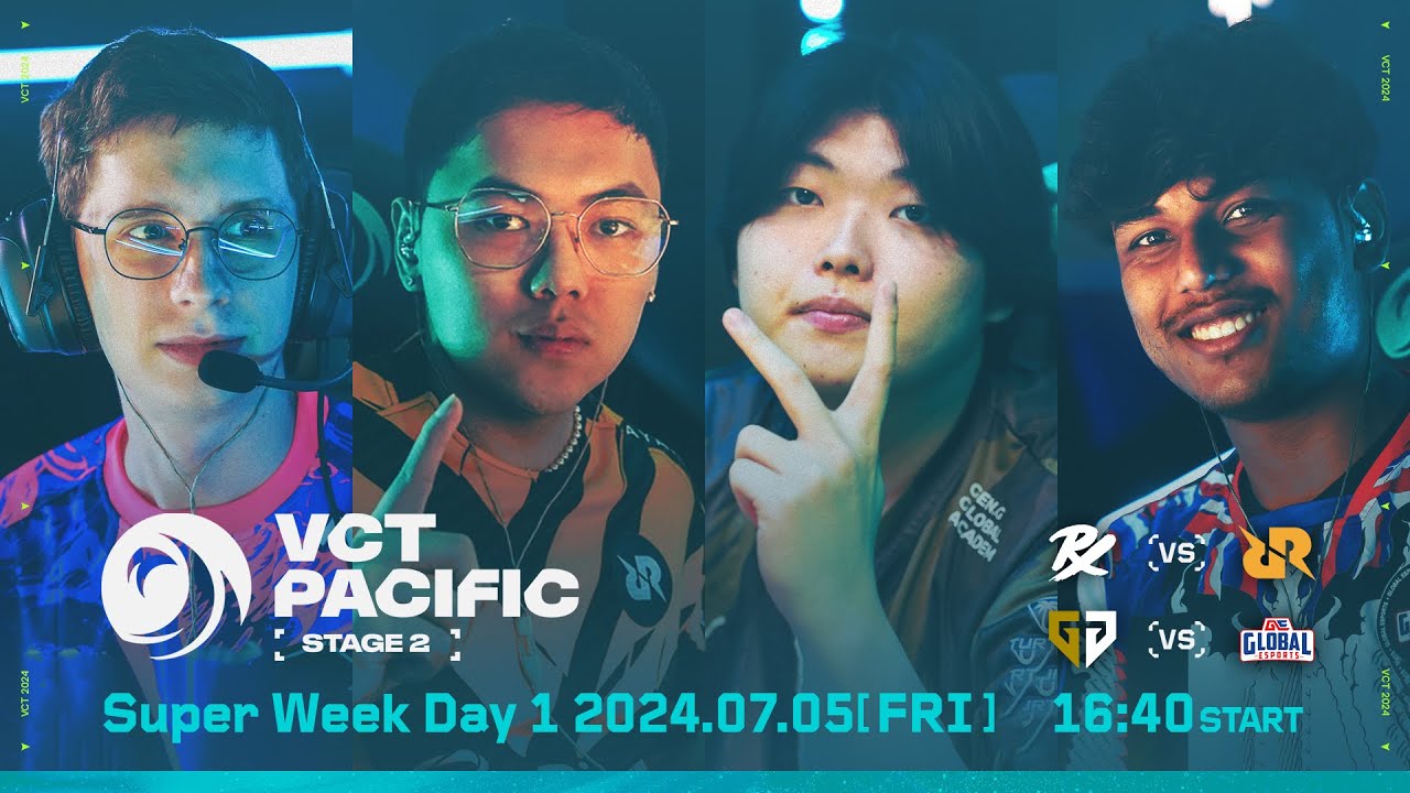 VCT Pacific - Regular Season - Super Week Day 1 - YouTube