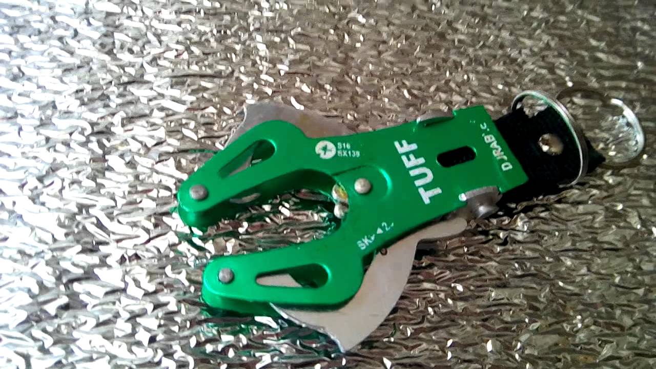 Multifunctional Water Resistant Keyring TUFF - YouTube