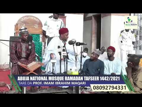 Ramadan tafser day, 12 from Abuja national mosque by shiek Ibrahim Ahmad Maqari Prof - YouTube