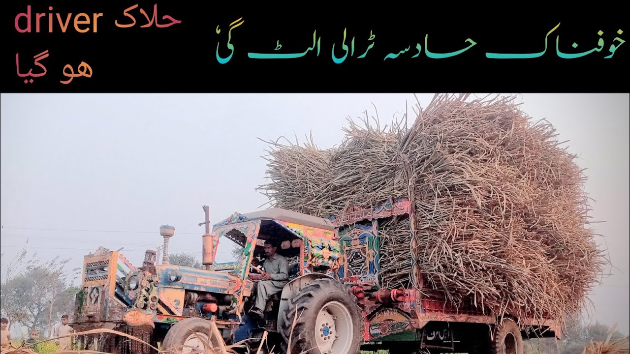 Full Load Trali And Tractor Full Load VsJutt - YouTube
