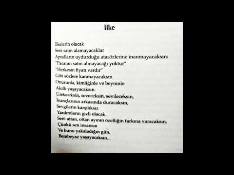 İlkelerin Olacak -  Şiir