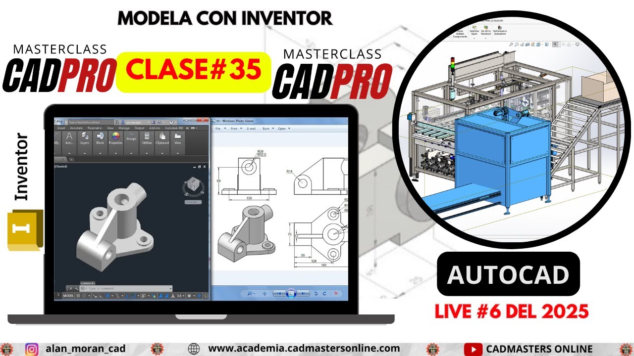 CLASE 35 Descubre el SECRETO para Modelar CON INVENTOR - YouTube